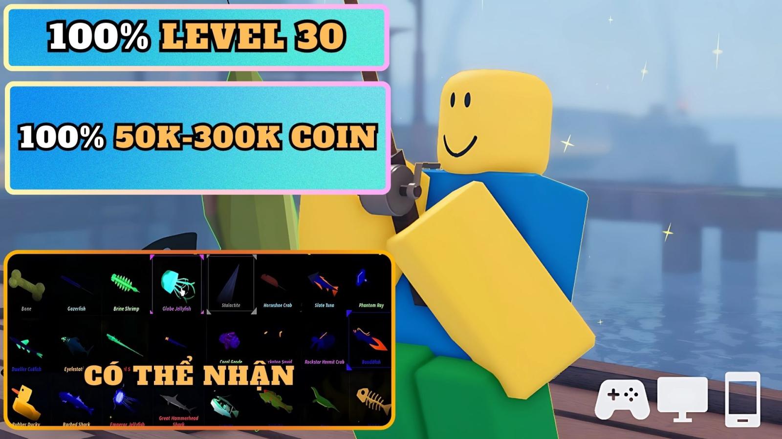 Acc Fisch - Shop Roblox Việt - Lựa Chọn Số 1 Cho Mua Bán Robux Và Acc ...